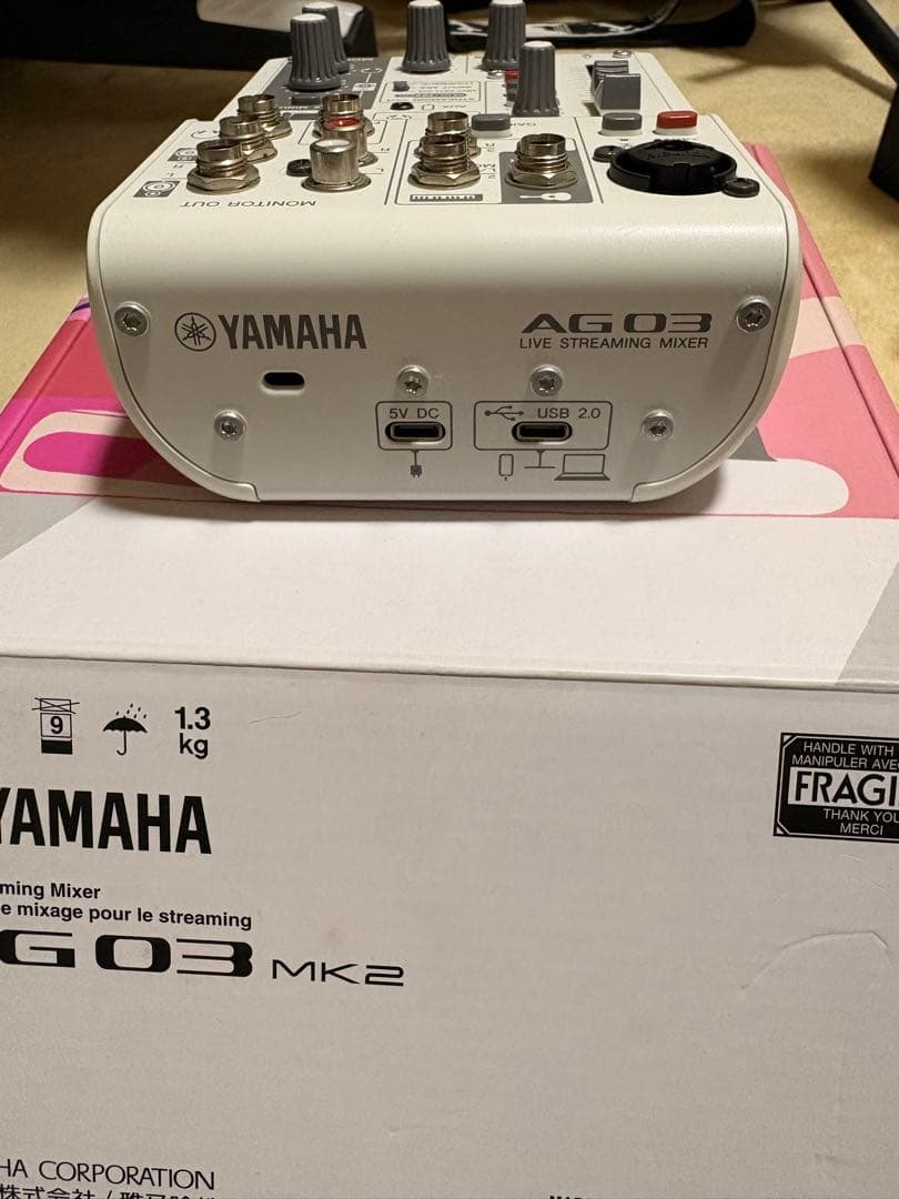 Yamaha AG03 MK2 + マランツ MPM-1000
