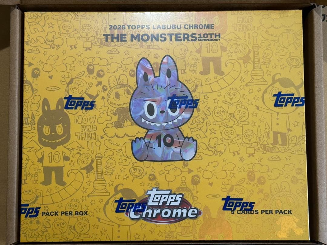 Topps Chrome 10周年記念ボックス　ラブブ　2BOX 新品未開封