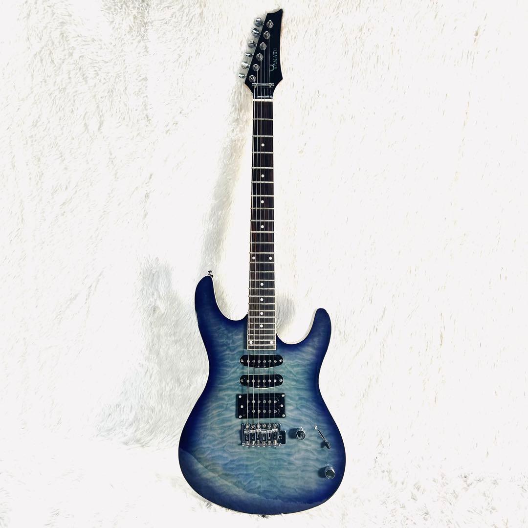 Yamato ヤマト Ibanez RG風エレキギター キルトトップ ギター