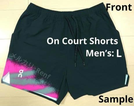 On Court Shorts テニス Men’s:L 全米OP類似ver.