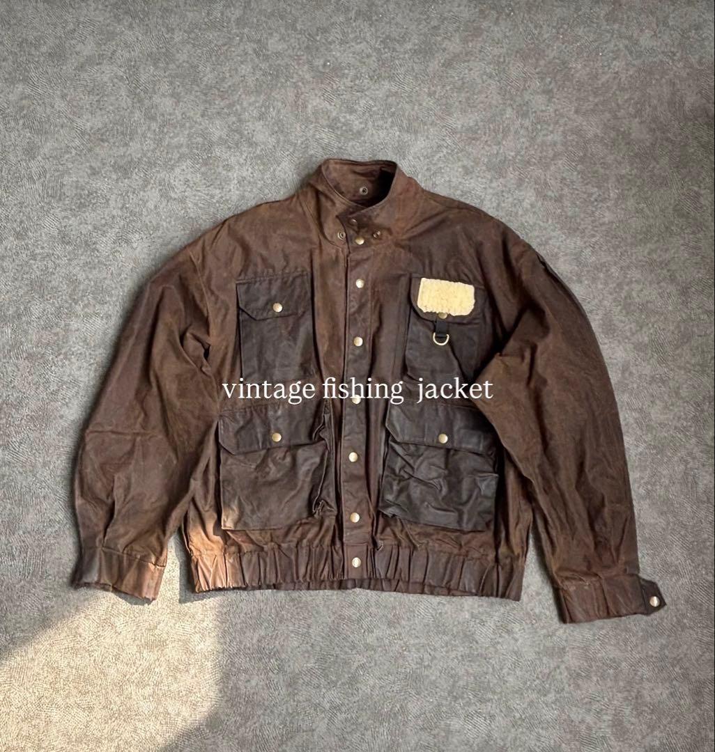 vintage fishing jacket barbour バブアー spay