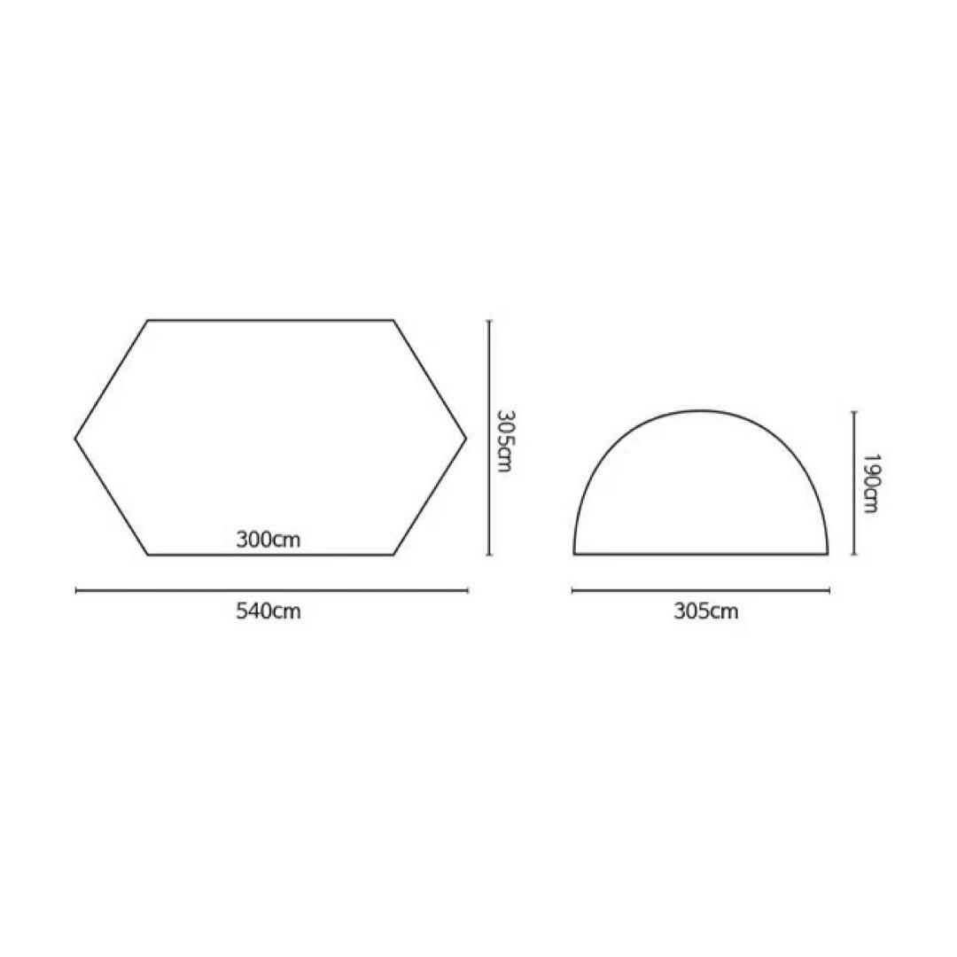 V HOUSE M BLACK ＋インナーテント＋ハーフグランドシート