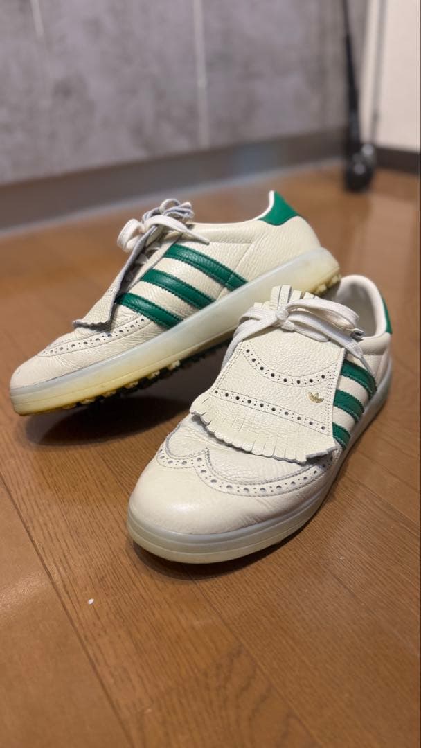 1回使用 adidas アディダス ゴルフシューズ コースカップ 28.5cm