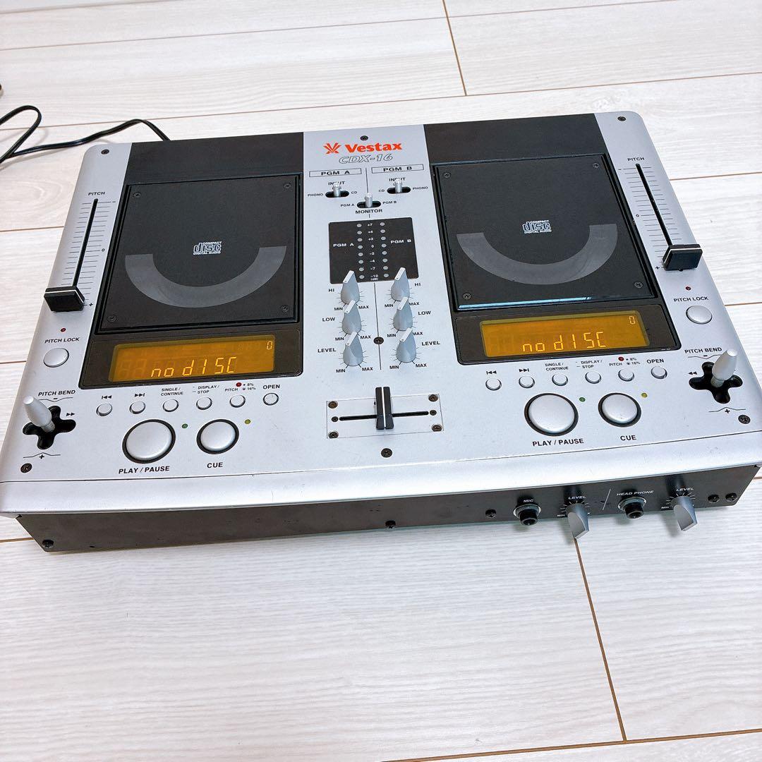 VESTAX デュアルCDプレーヤー CDX-16 ジャンク