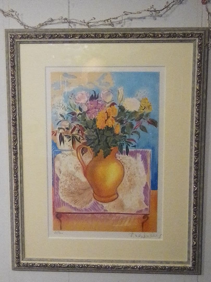 絵画 fleurs de printemps dans un vase
