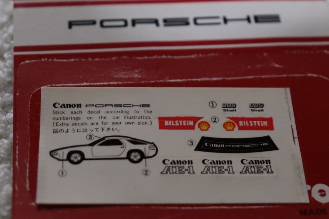 日本製　トミカ　外国車　ポルシェ　928 キャノン　canon 1978