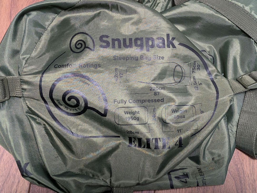 Snugpak(スナグパック) 寝袋 ソフティー エリート4 レフトジップ