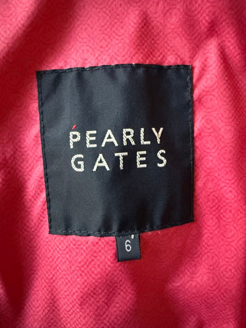 【美品】PEARLY GATES ピンクジャケット サイズ6
