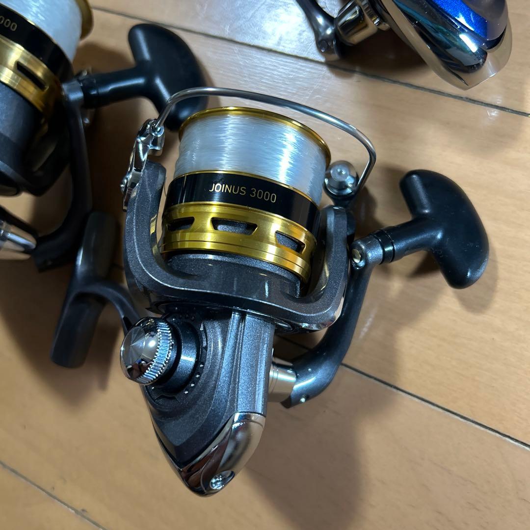 中古品 Daiwa スピニングリール ３個セット