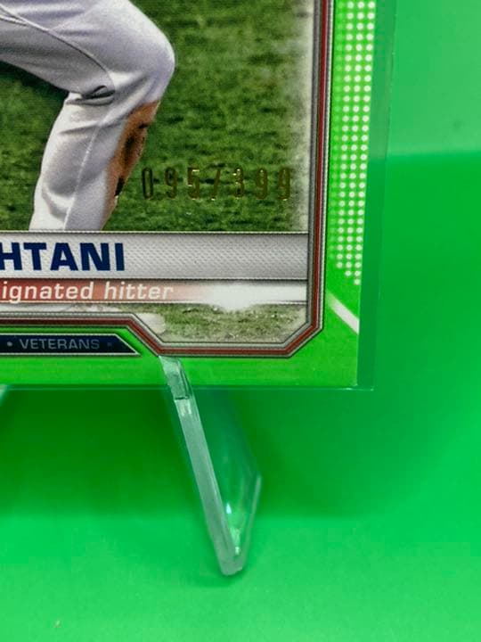 大谷翔平2021 Bowman Neon Green Border /399
