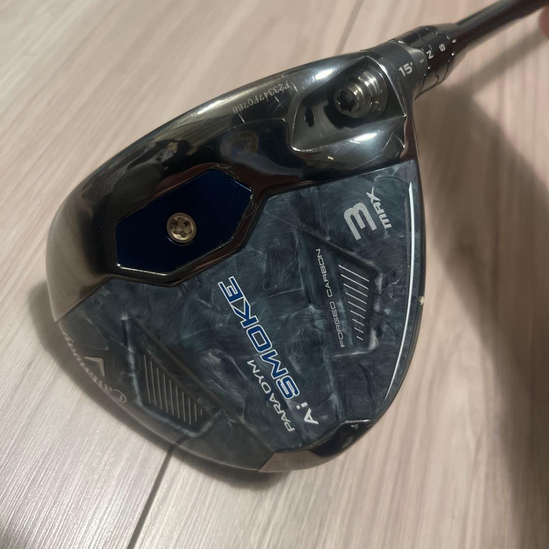 Callaway Ai Smoke 3W15度　純正シャフトR