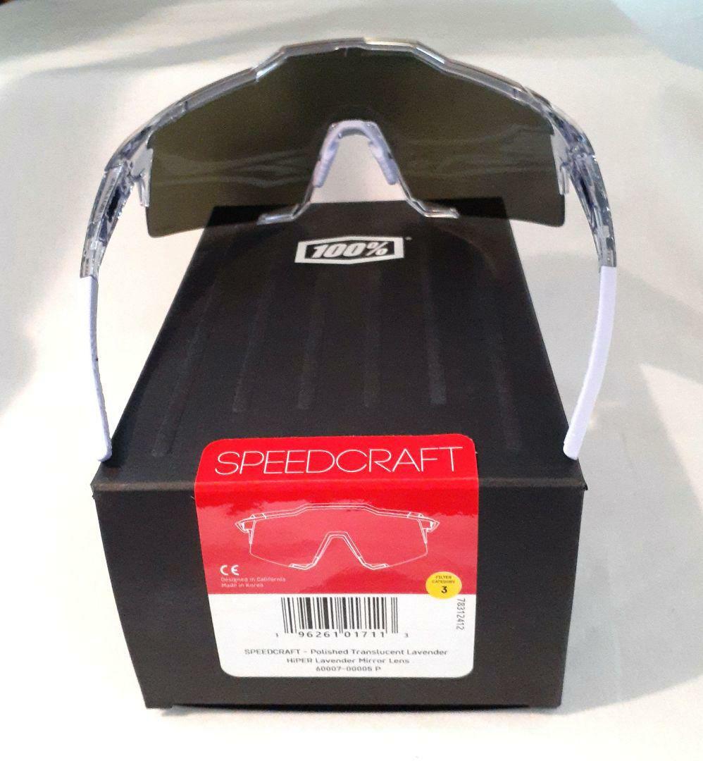 100% Speedcraft ラベンダー ワンハンドレッド サングラス