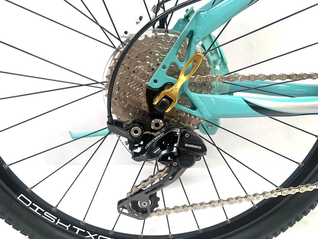 【即乘】送料無料 Bianchi 油圧式ディスクブレー MTB KUMA 30速