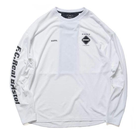 FCRB L/S TEAM PRACTICE TOP S 白 ロンTブリストル