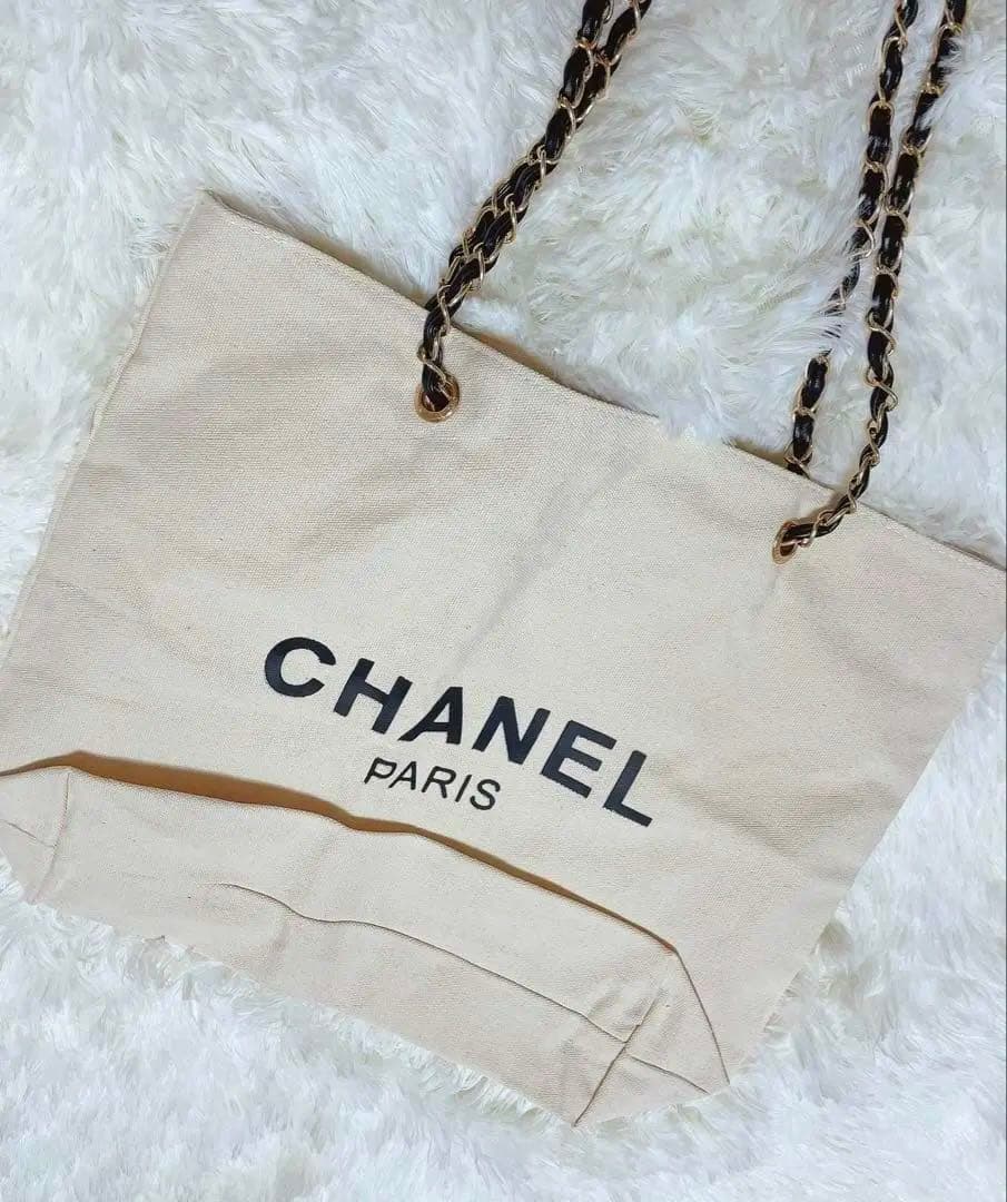 CHANEL 非売品 キャンバストートバッグ　シャネルノベルティ