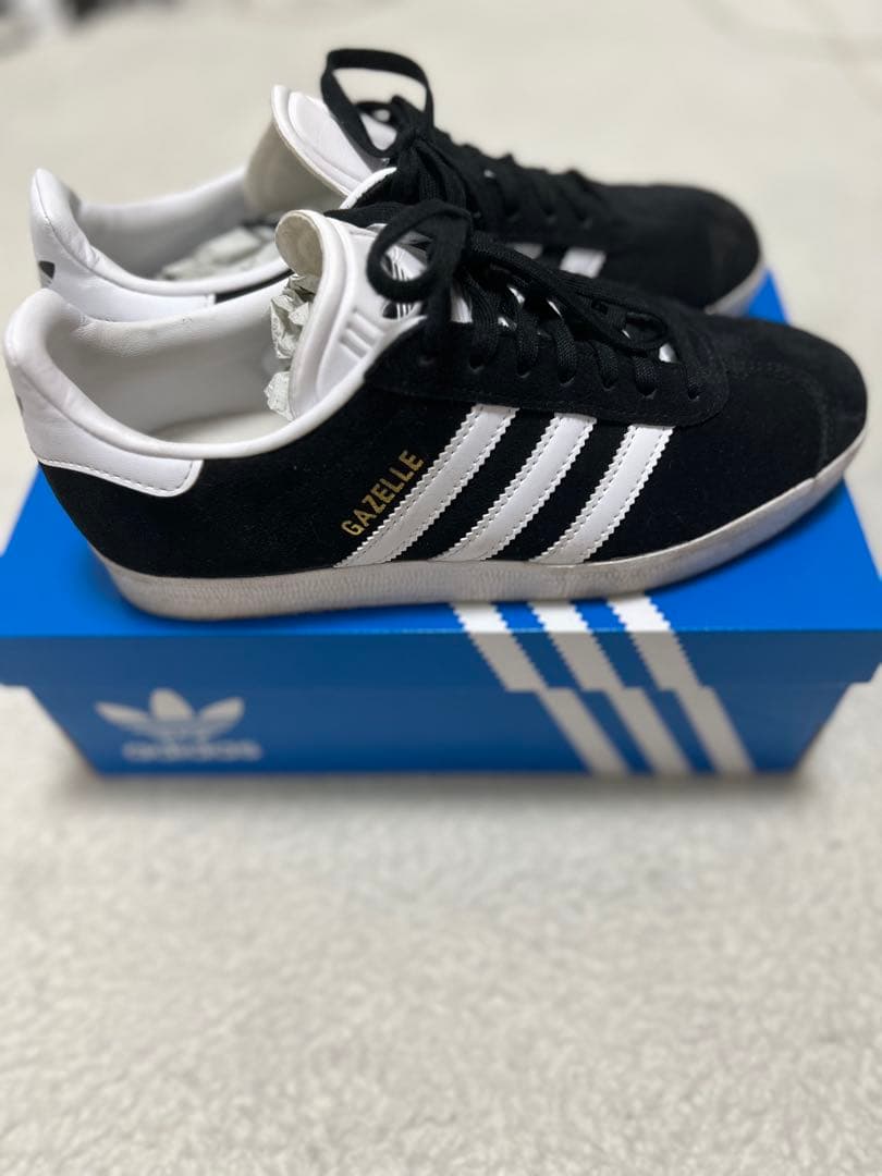 adidas Gazelle スニーカー ブラック/ホワイト