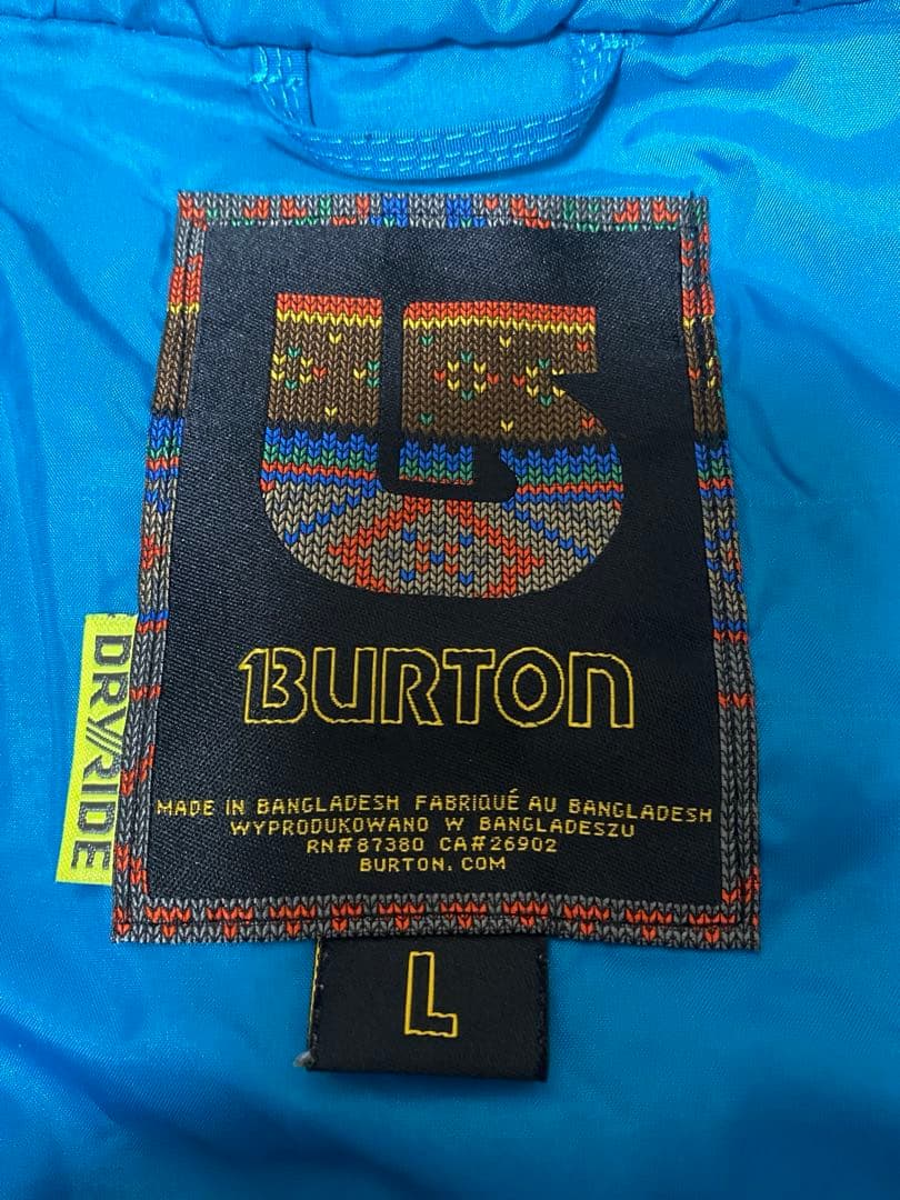 Burtonスノーボードジャケット